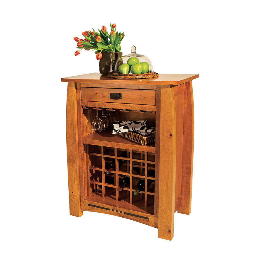 Colebrook Wine Cabinet - Covered Bridge Furniture - Amish Furniture for ...